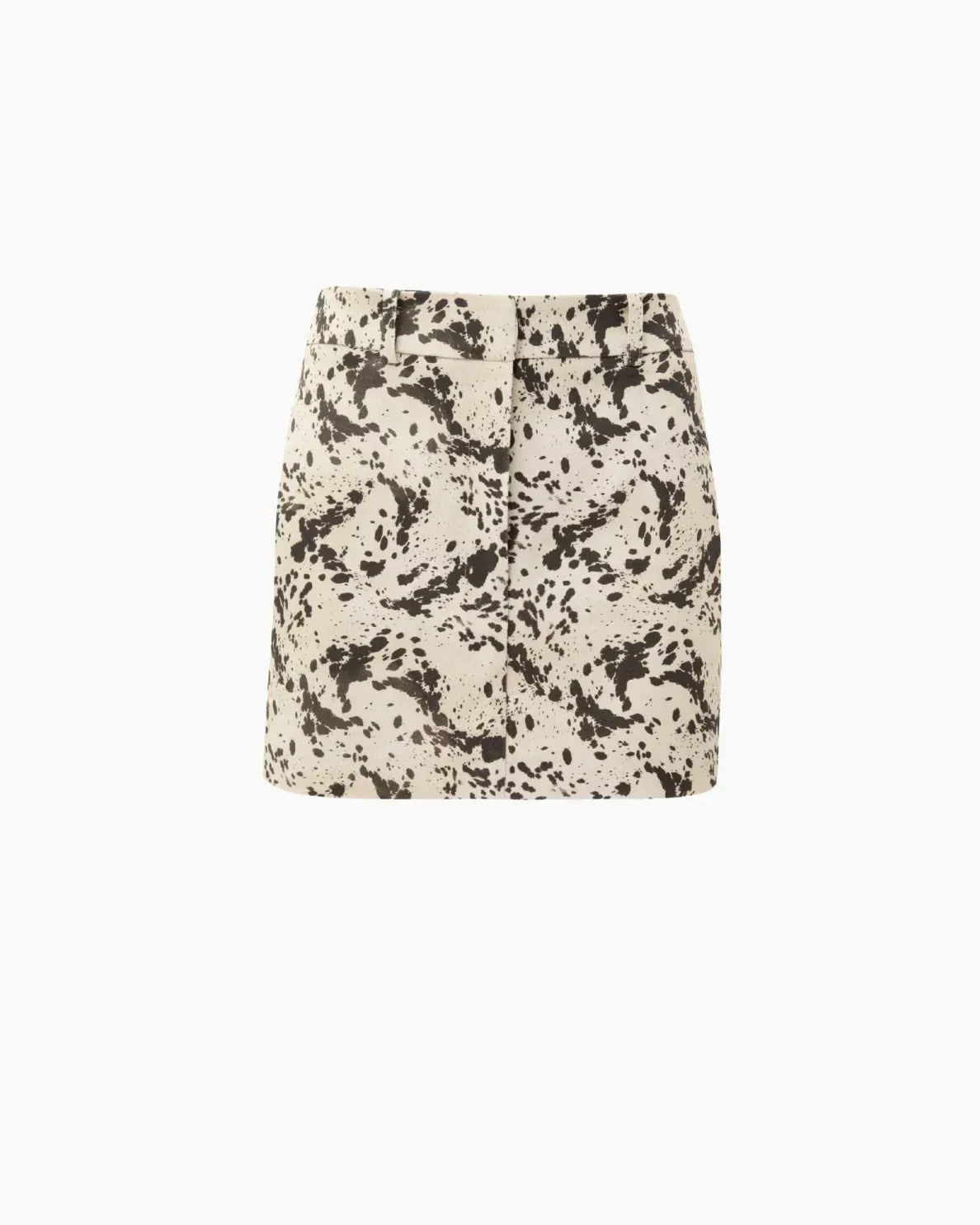 Mini Skirt with Animal Print | Vassia Kostara